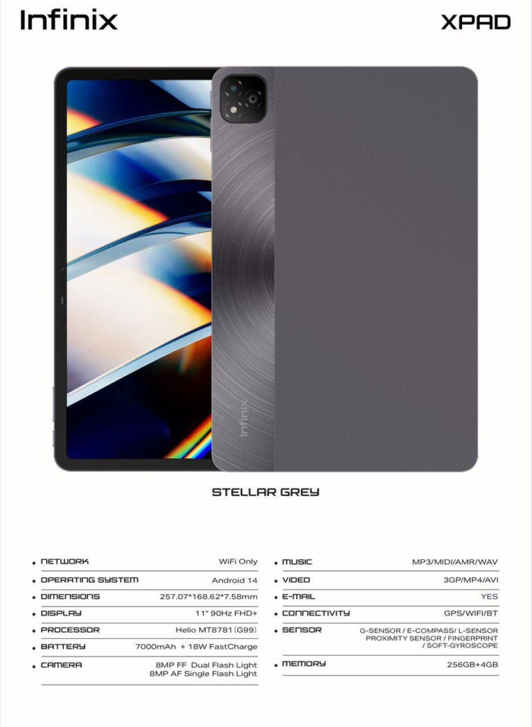 Infinix XPAD To Arrive In Malaysia With Starting Price Of RM699 ...