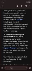 YouTube Premium Goes Up In Price For Malaysian Subscribers - Lowyat.NET