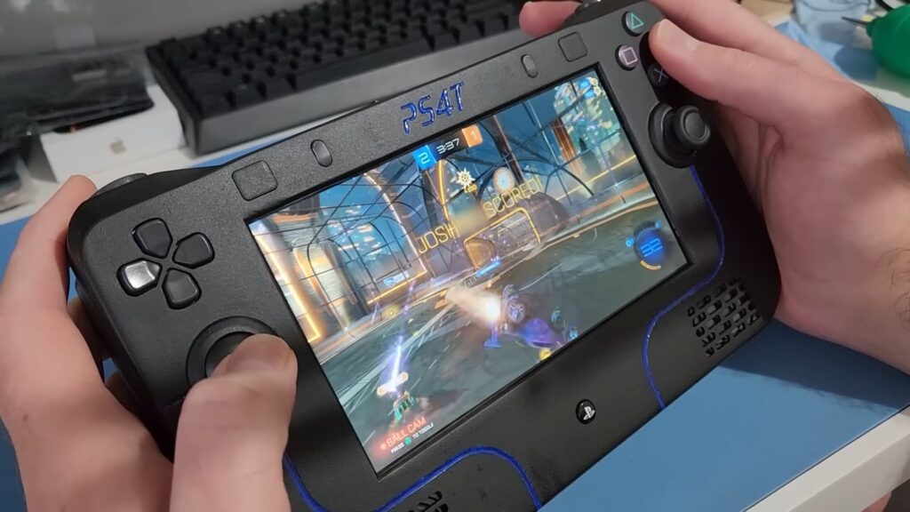 Modder Shrinks Full-Sized Sony PS4 Slim Into A Handheld Console ...