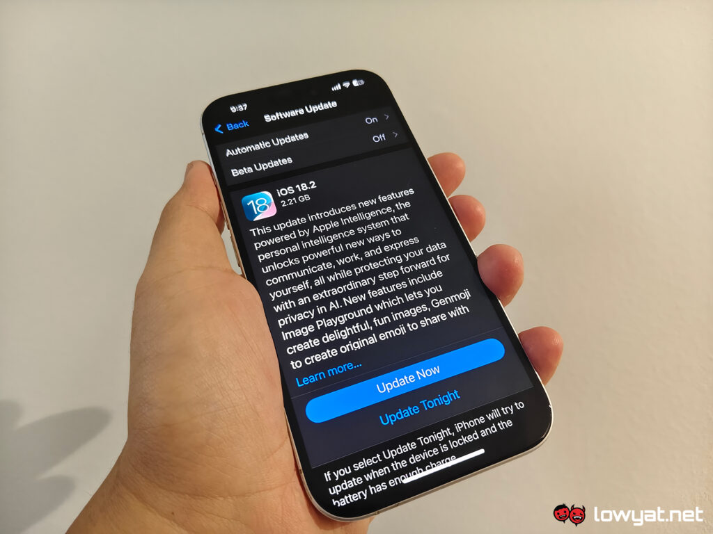 Apple Rolls Out iOS 18.2 With ChatGPT, Visual Intelligence - Lowyat.NET