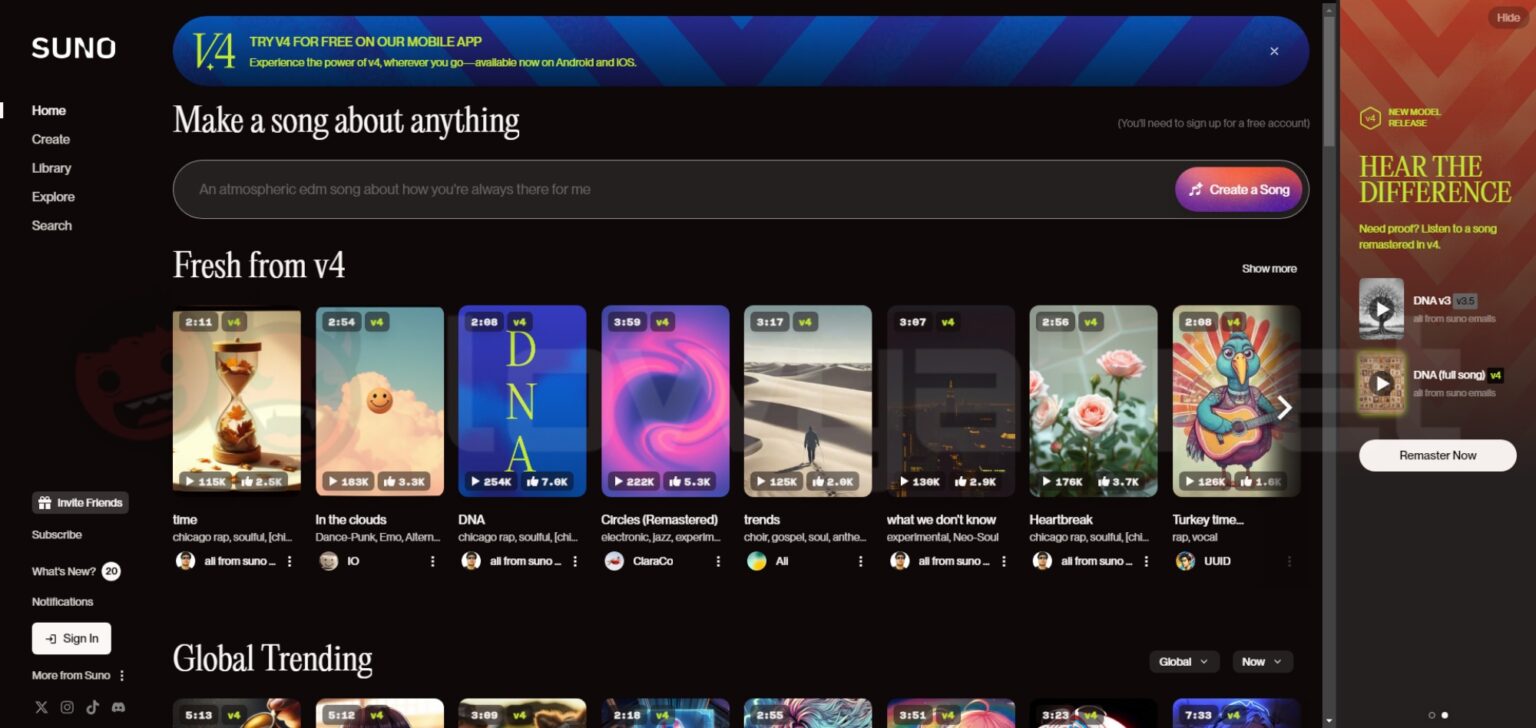 Suno AI Music Generator Now Available On Android - Lowyat.NET