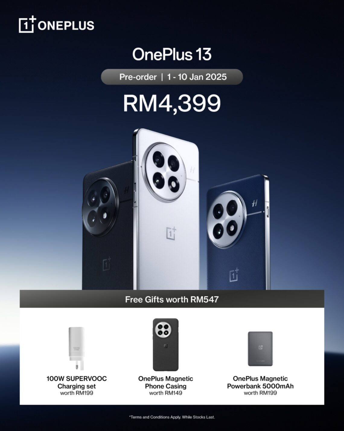 OnePlus 13 Now Available For Pre-Order In Malaysia; Priced At RM4,399 ...