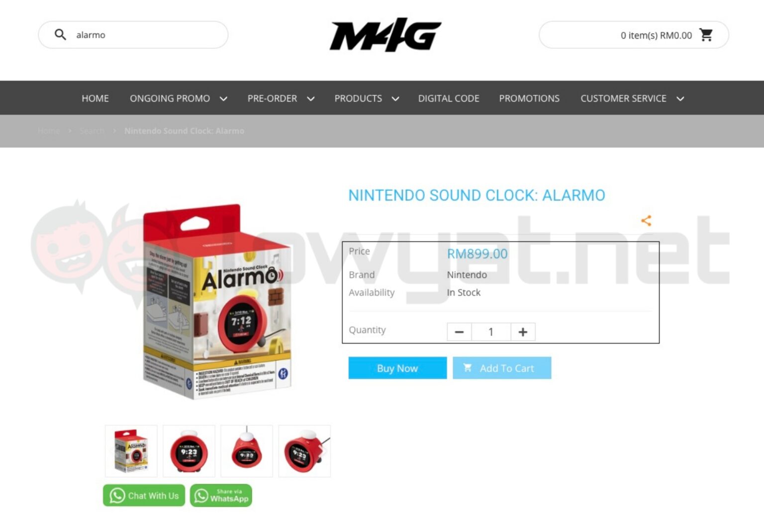 Nintendo Alarmo Priced At RM899 Via Local Retailer - Lowyat.NET
