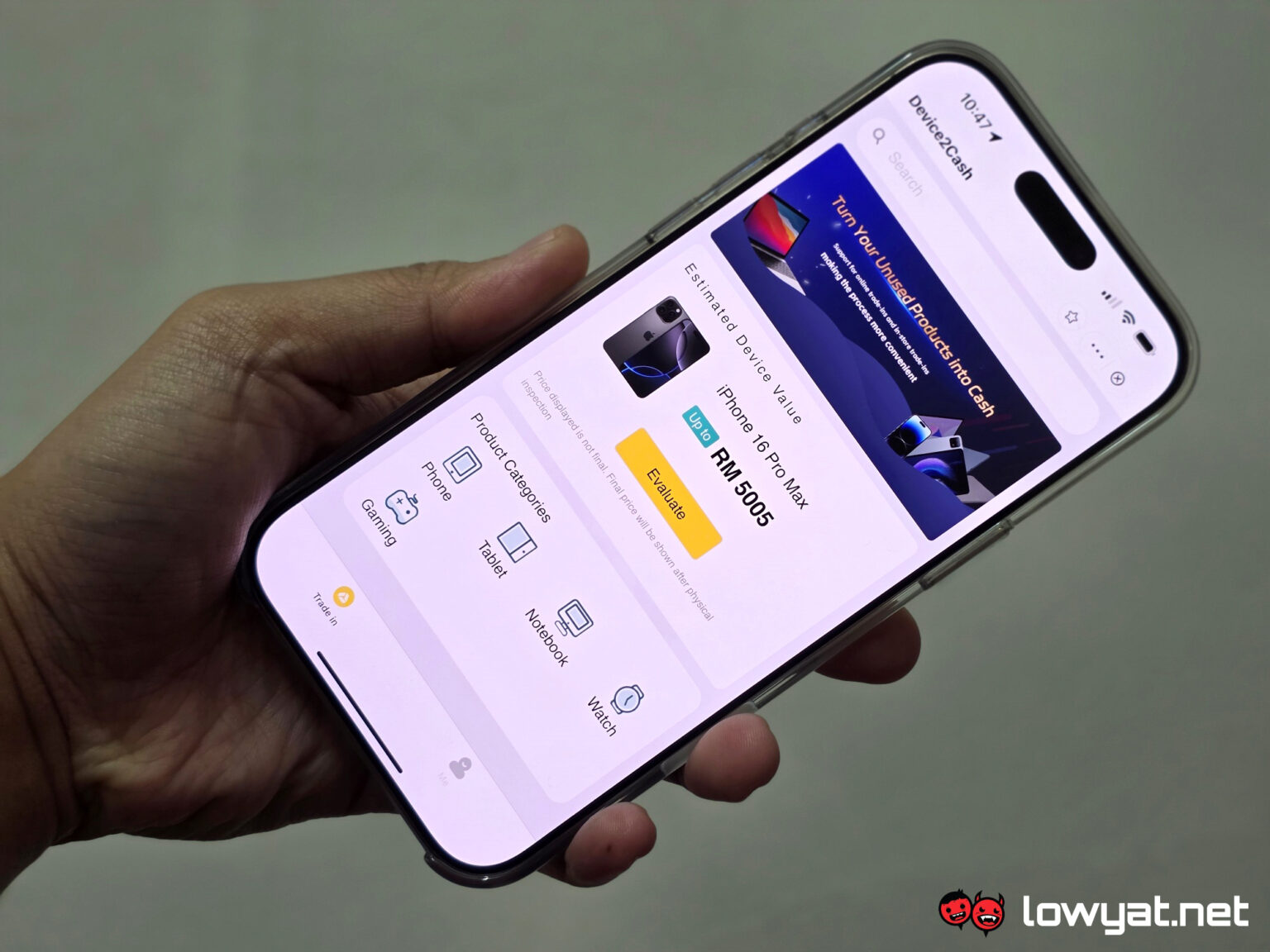 TnG eWallet Adds New "Device2Cash" Trade-In Feature - Lowyat.NET