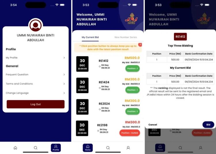 JPJ Launches Revamped E-Bidding App with Improved Features - Lowyat.NET
