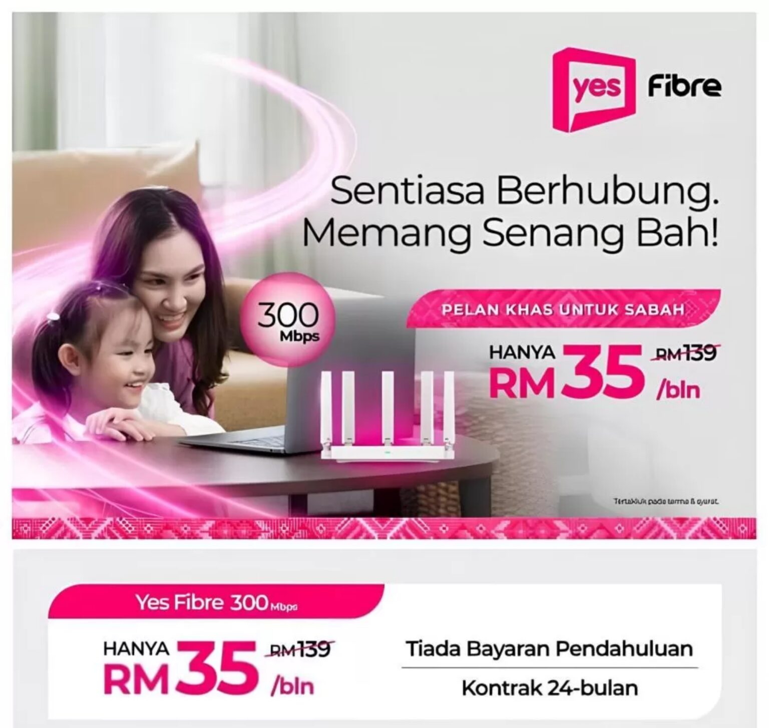 Yes Teases New Fibre Service; Starts From RM35/Month For 300Mbps ...