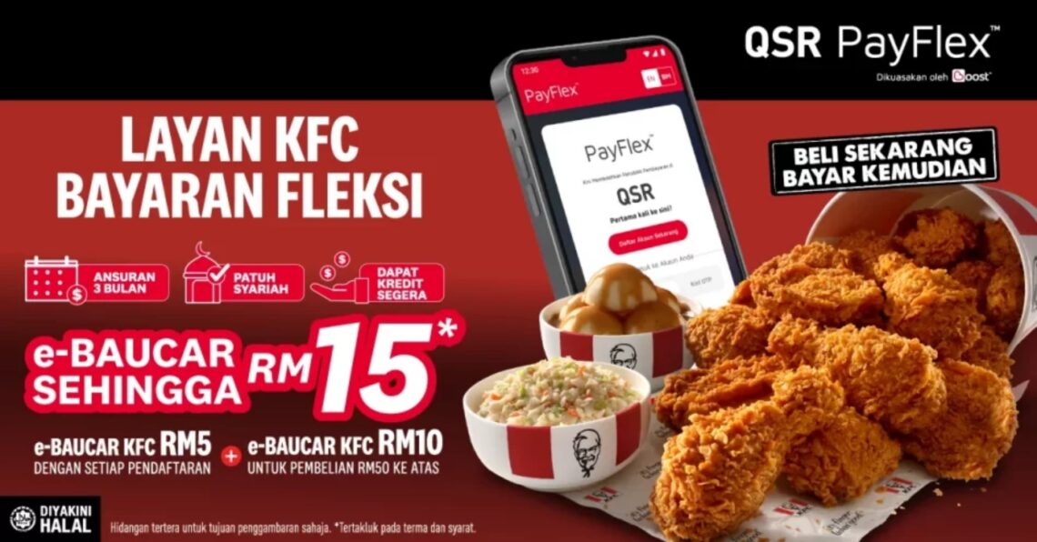 KFC Introduces BNPL Payment Option Via Boost’s QSR PayFlex - Lowyat.NET
