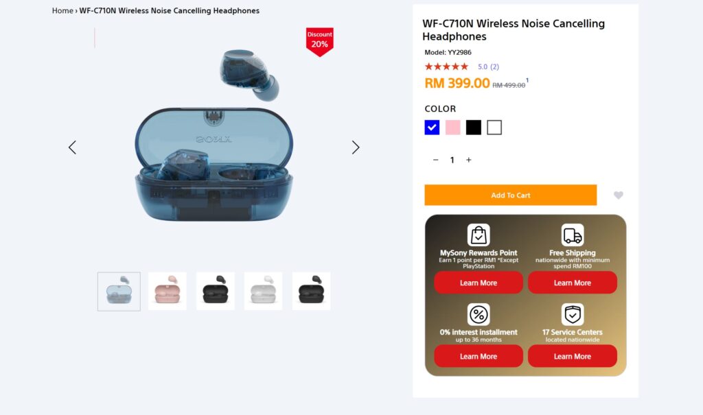 Sony WF-C710N Earbuds Now Available In Malaysia - Lowyat.NET
