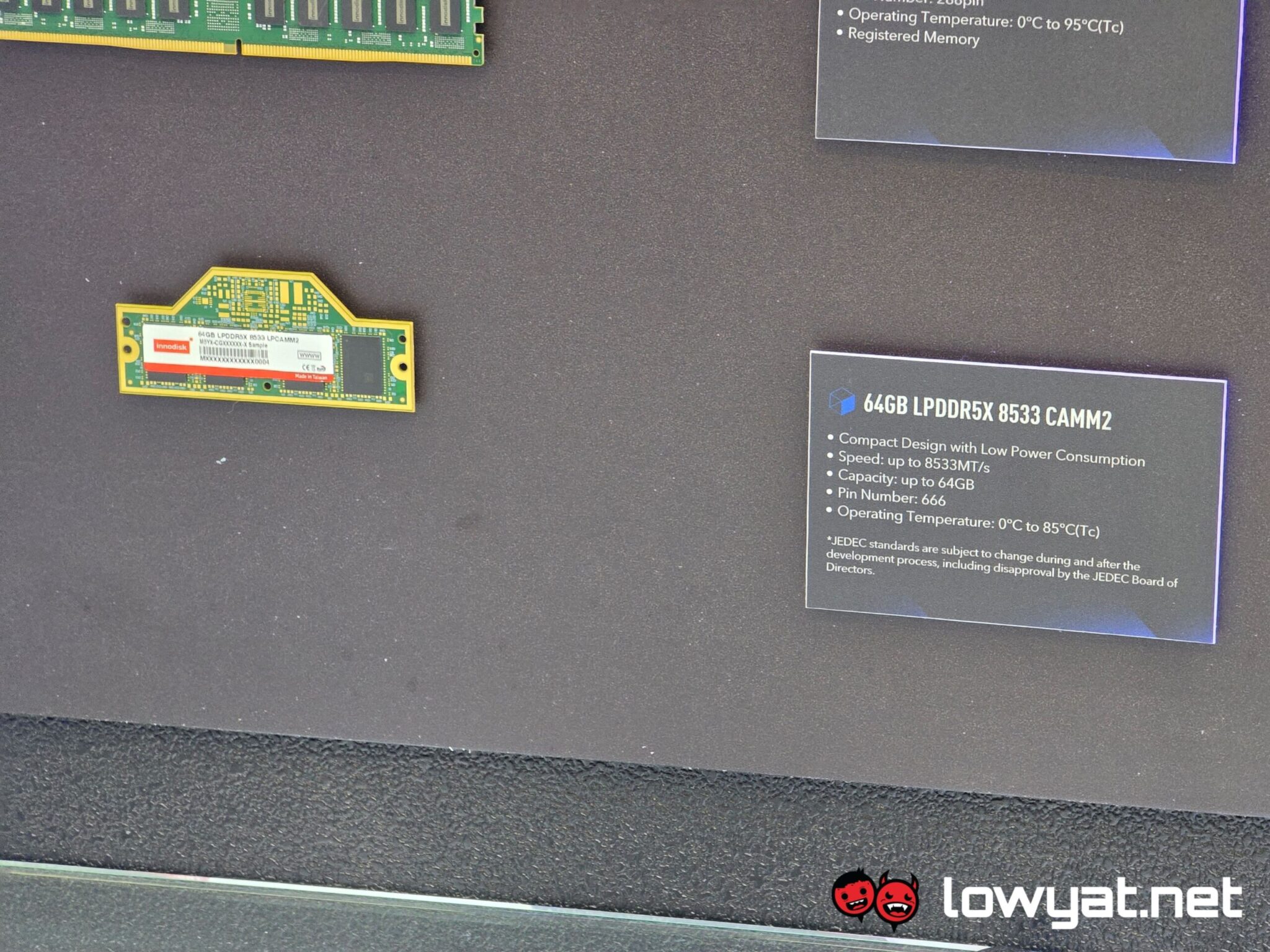 Innodisk Shows Off 128GB On A Single DDR5 RAM Module - Lowyat.NET