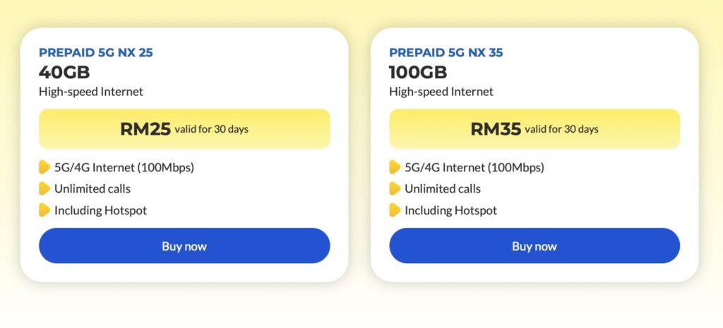 CelcomDigi Introduces New NX And UV Prepaid Plans; Starts From RM25 ...