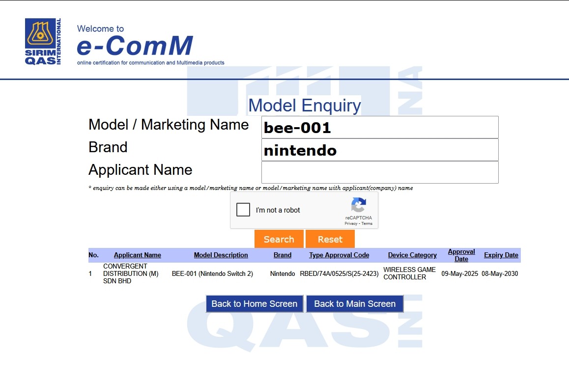 Nintendo Switch 2 Now In SIRIM; Official Announcement Soon - Lowyat.NET