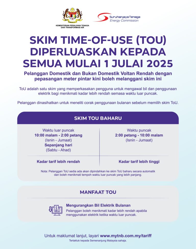 TNB's Time of Use (ToU) Scheme: Here's What You Need To Know - Lowyat.NET