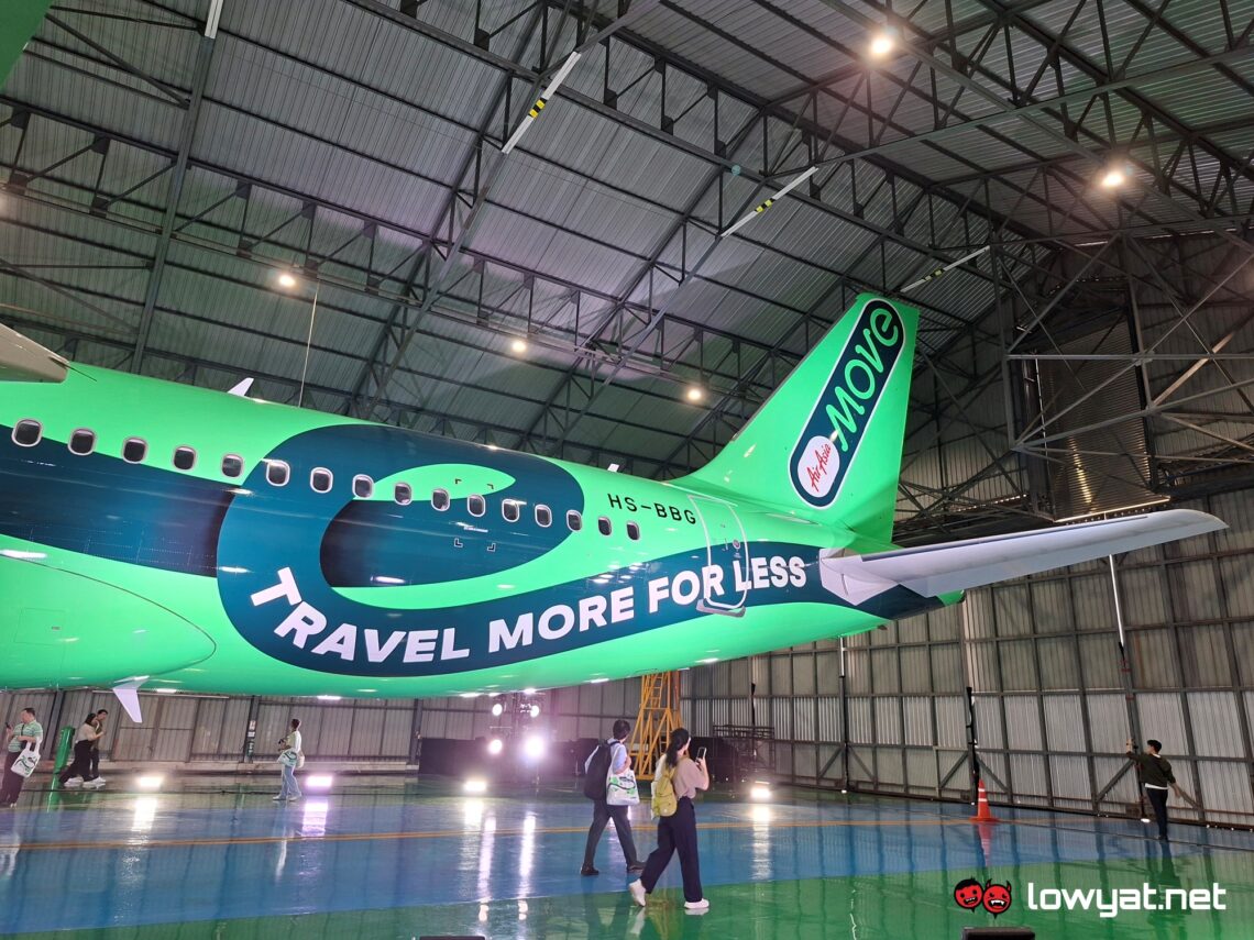 AirAsia MOVE Unveils New "Travel More For Less" Slogan With Aircraft ...