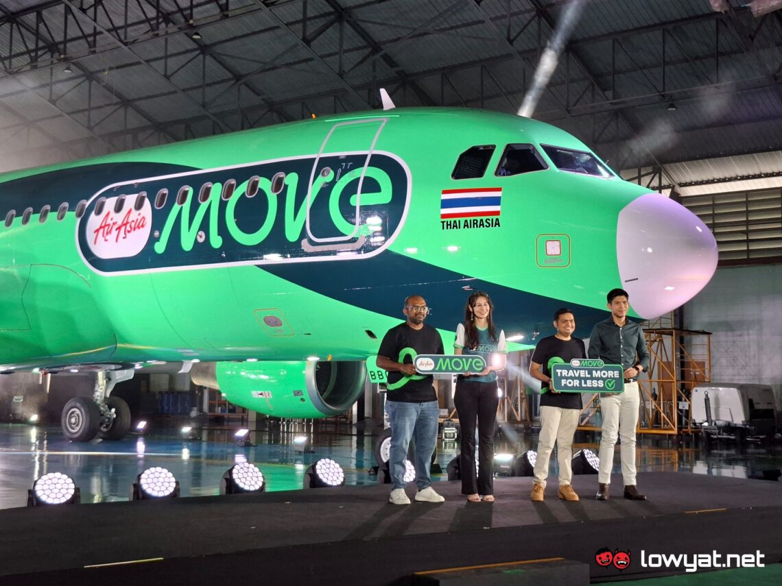 AirAsia MOVE Unveils New "Travel More For Less" Slogan With Aircraft ...