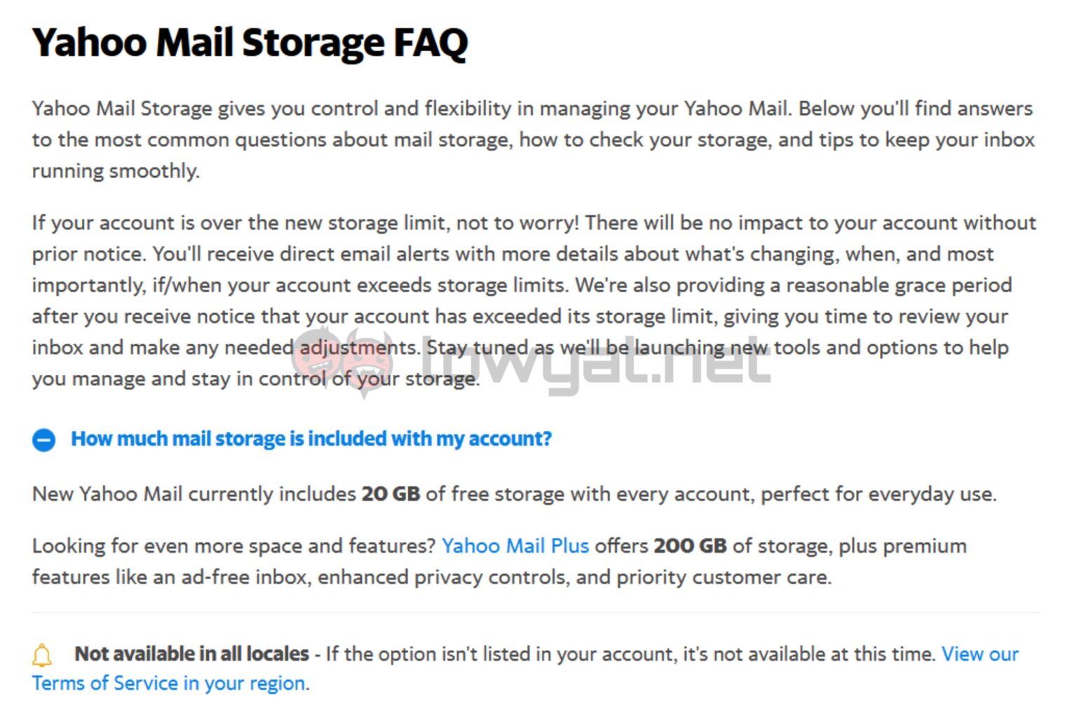Yahoo Mail Drastically Cuts Down Free Storage From 1TB To 20GB - Lowyat.NET