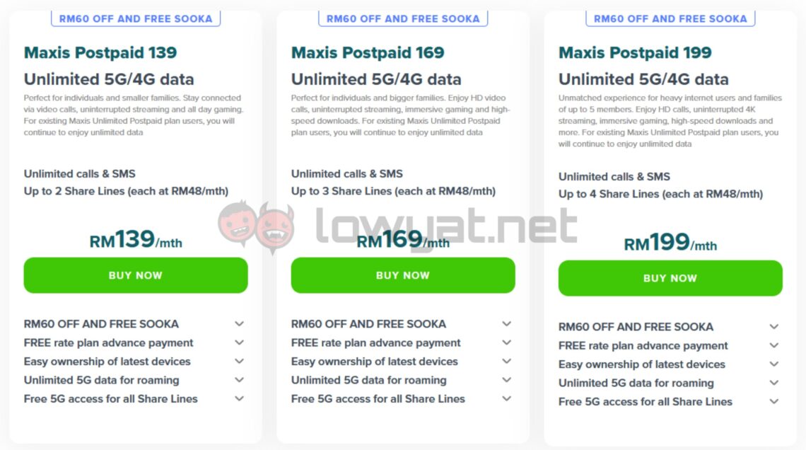 Maxis Offers Free Six Months sooka Premium For Postpaid Customers ...