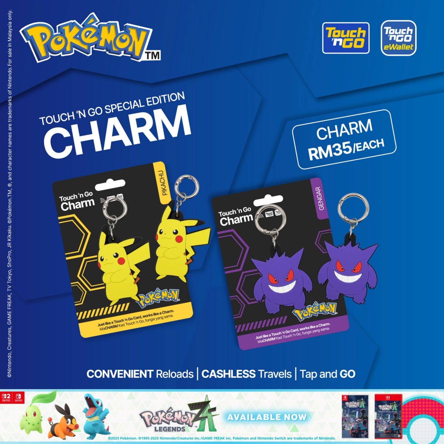 Touch 'n Go Unveils Pokémon Special Edition Charms And RFID Tags ...