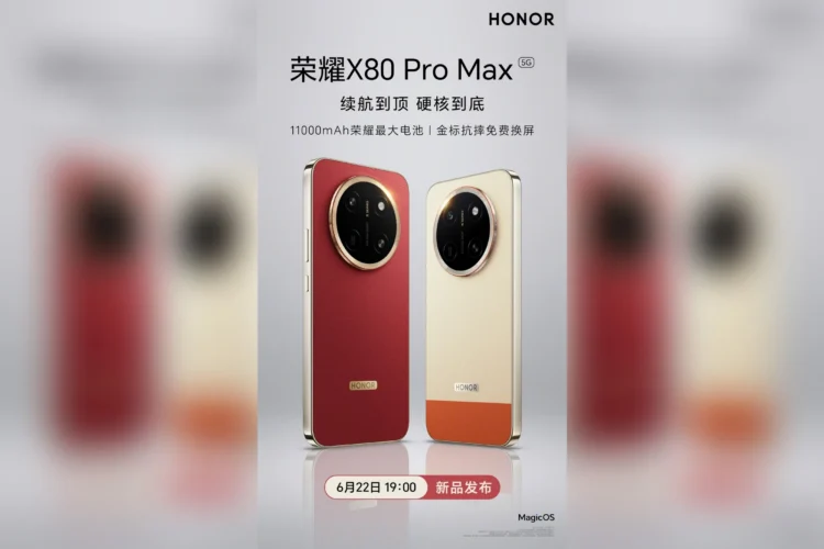 HONOR X80 Pro Max To Launch On 22 June With 11,000 mAh Battery - Lowyat.NET